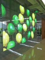 China Hd Flexible Led Curtain Screen Rental P3.91 Transparent Led Film Display for sale