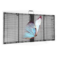 China Transparent Led Display Glass SMD1921 P7.8 High Brightness Glass Wall for sale