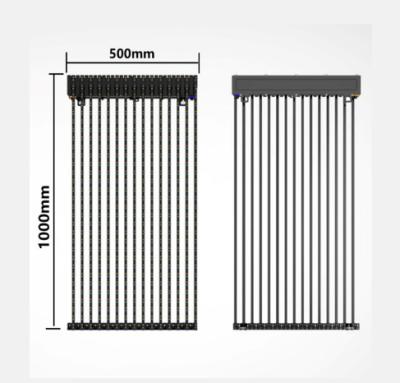China Led Mesh Flexible Curtain Screen Video P16.67 Outdoor Led Backdrop Screen for sale