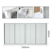 China Indoor Transparent Led Display Screen Film 1R1G1B Lightweight Thin Showcase for sale