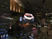 China Transparent LED Display Screen P3.9 Indoor High Transparency Rate Glass Mesh Panel for sale