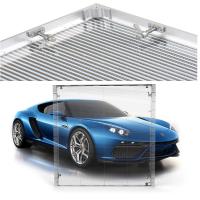 China Transparent Glass Led Screen Wall Curtain Window Superior IC P3.9 P7.8mm for sale