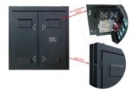 China P4 Giant Outdoor Led Screen Cabinet Size 960x960mm SMD3535 DOOH Billboard for sale