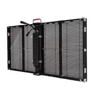 China Transparent LED Display Screen P3.9 Indoor High Transparency Rate Glass Mesh Panel for sale