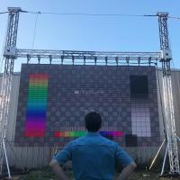 China High Quality Outdoor Rental LED Display With Pure Black Lamp 500x500x85mm Cabinet Size Factory for sale