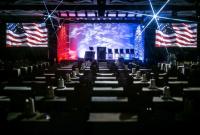 China P2.5 P3 LED Stage Backdrop Screen Lightweight SMD2121 576X576mm For Wedding Event for sale