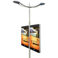 China WIFI 3G 4G Outdoor Street Lighting Pole Advertising Display Led Screen High refresh rate for sale