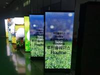 China High Brightness Outdoor Street Advertising Led Screen Light Pole 1/8 Scan Drive Mode for sale