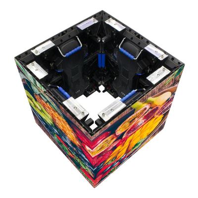 China P2.9 P3.9 Big Flexible Video Wall Displays Indoor Stage LED Screens For Concerts 45 Degree for sale