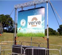 China P3.9 P4.8 Stage LED Screen Brushed Aluminum Outdoor Led Video Wall For Concert for sale