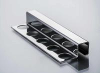 China Inside Corner Stainless Steel Metal Bullnose Border Edge Trim 2.5m for sale