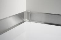 China Clearing Easy 1.8m Stainless Steel Skirting Board Metal Texture Skirting Line for sale