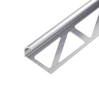 China Round Aluminium Tile Trim High Corrosion Resistance Outdoor Stairs Silicone Glue Metallic Colors for sale