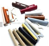 China Round Aluminium Tile Trim High Corrosion Resistance Outdoor Stairs Silicone Glue Metallic Colors for sale