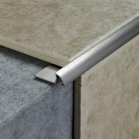 China Aluminium Tile Trim Square Edge Tile Trim White Bathroom Tile Metal Trim for sale
