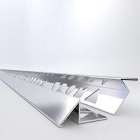 China Triangle Aluminium Tile Corner Trim Aluminium Square Edge Tile Trim Chrome Tile Trim for sale