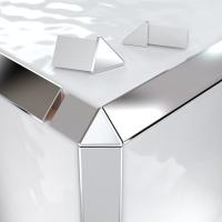China Aluminium Tile Trim Triangle Corner Aluminium Square Edge Tile Trim Ceramic Tile Trim for sale
