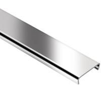 China Aluminium Square Edge Trim Bathroom Floor Round Edge Tile Trim for sale
