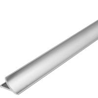 China T Shaped Aluminum Square Edge Metal Tile Trim Corner Profiles L Shaped White Tile Edge Trim for sale