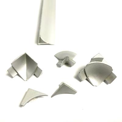 China Aluminium Metal Square Edge Tile Trim Anodized Bathroom Tile Edge Trim for sale