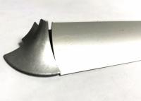 China Aluminium Metal Square Edge Tile Trim Anodized Bathroom Tile Edge Trim for sale