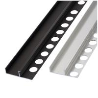 China Aluminium Tile Trim Profiles skiritng board Bullnose Edge Tile Trim Shower Tile Metal Edge for sale