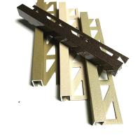 China Tile Edge Trims Made Of Aluminium Alloy Extrusion Straight Edge Tile Trim for sale