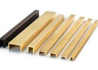 China Brass Edge Trim For Tiles 2.5m Ceramic Tile Decoration for sale