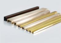 China Brass Edge Trim For Tiles 2.5m Ceramic Tile Decoration for sale