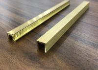 China Brass Edge Trim For Tiles 2.5m Ceramic Tile Decoration for sale