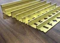 China Brass Edge Trim For Tiles 2.5m Ceramic Tile Decoration for sale