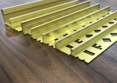China Brass Edge Trim For Tiles 2.5m Ceramic Tile Decoration for sale