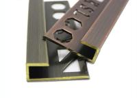 China Bronze Retro Brass Tile Trim Upscale Luxury Brass Metal Tile Trim for sale