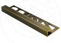 China Bronze Retro Brass Tile Trim Upscale Luxury Brass Metal Tile Trim for sale