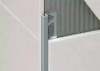 China Aluminum Alloy Tile Edge Trim Metal Finishing strips wall tile decoration for sale