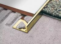 China Aluminum Alloy Tile Edge Trim Metal Finishing strips wall tile decoration for sale