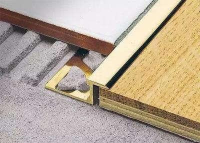 China 2.5m Metal Tile Edge Trim For Aluminum Alloy Profile Tile Edge Trim Aluminium for sale