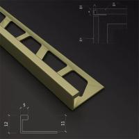 China Aluminum-Magnesium Alloy Profile Right-Angle Closing Strips Tile Edge Trim for sale