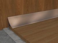 China Y Shaped Stainless Steel Floor Trim 0.6mm Tile Edge Border Finishing Strip for sale