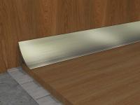 China Y Shaped Stainless Steel Floor Trim 0.6mm Tile Edge Border Finishing Strip for sale