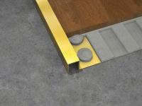 China 1.8m Stainless Steel Square Edge Tile Trim Fireproof Corner Tile Edge Trim for sale