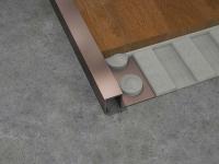 China 1.8m Stainless Steel Square Edge Tile Trim Fireproof Corner Tile Edge Trim for sale