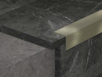China 1.8m Stainless Steel Tile Trim Square Shaped Finishing Closing Strip for sale