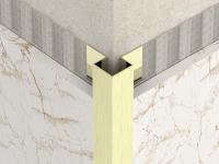 China Stainless Steel Brushed Steel Tile Trim 10mm Corner Edge Trim Finishing Closing Strip for sale
