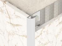 China Bright Metal 0.6mm Stainless Steel Quarter Round Trim For Round Angle for sale