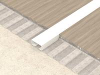 China Bright Stainless Steel Tile Trim 12mm Steel Tile Edge Trim Silver for sale