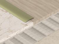 China T Shaped Buckles Decorative Aluminium Angle Strip 10mm Floor Curved Cover Strip for sale