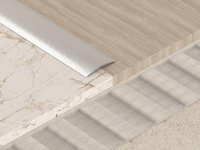 China T Shaped Buckles Decorative Aluminium Angle Strip 10mm Floor Curved Cover Strip for sale