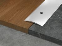 China T Shaped Buckles Decorative Aluminium Angle Strip 10mm Floor Curved Cover Strip for sale