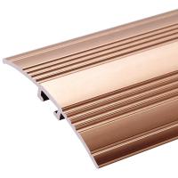China Metallic Aluminum Transition Strip For Tile Wood Edge for sale